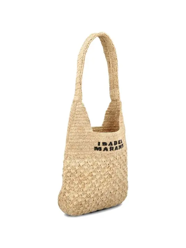 Isabel Marant Étoile Praia Small Raffia Tote - Beige