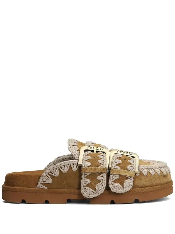 Mou Bio Low Slippers - Brown