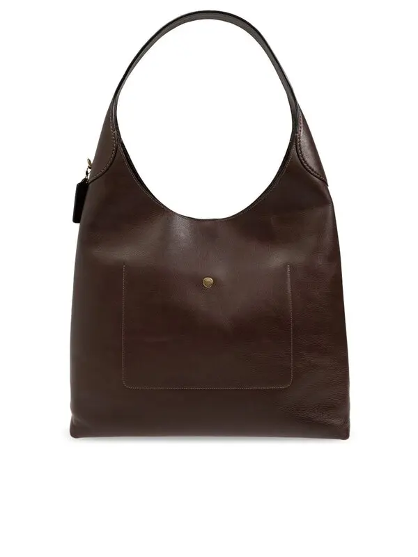 COACH Leather Shoulder Bag - Brown