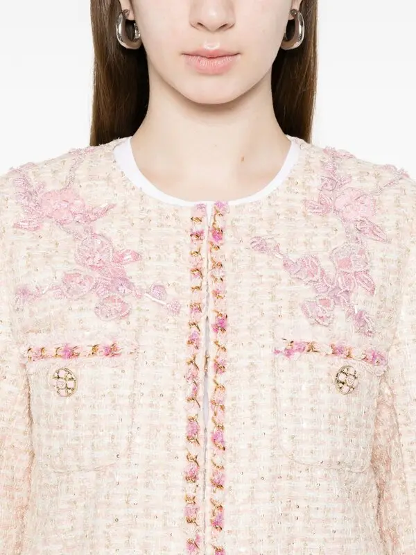 MINIME PARIS Cotton Blend Crewneck Jacket