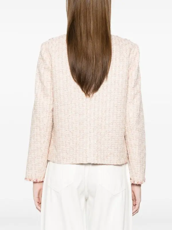 MINIME PARIS Cotton Blend Crewneck Jacket