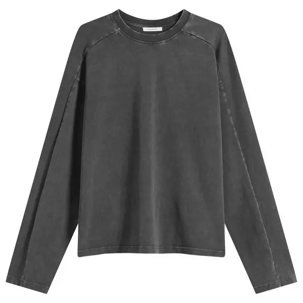 ENTIRE STUDIOS Heavy Long Sleeve Top - Washed Black