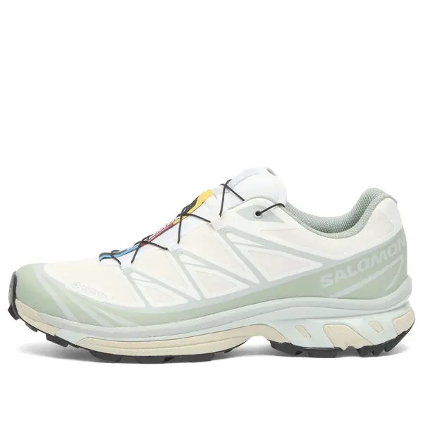 SALOMON Xt-6 Gtx Sneaker - White/green Milieu/ice Flow