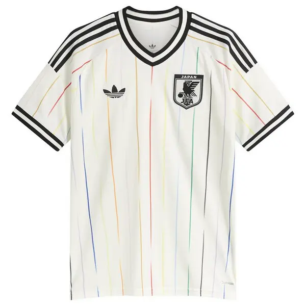 Adidas Japan 26' Away Jersey Top - Off White/black