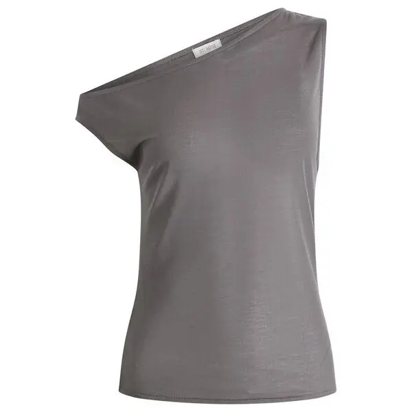 ST. AGNI Fine Jersey Asymmetrical Top