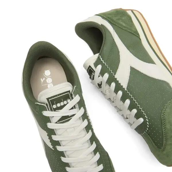 DIADORA Rally Punched Low Top Sneakers - Green Botanic