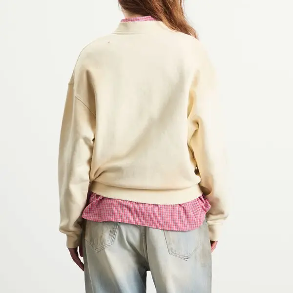 Acne Studios Fern Logo Pullover - Off White