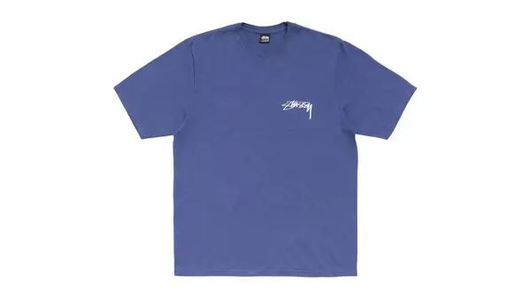 StÜssy Skate Stack Pigment Dyed Tee Shirt - Indigo