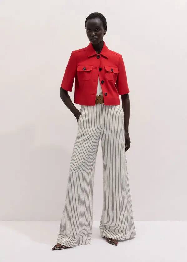 ME+EM Tailored Boxy Crop Jacket