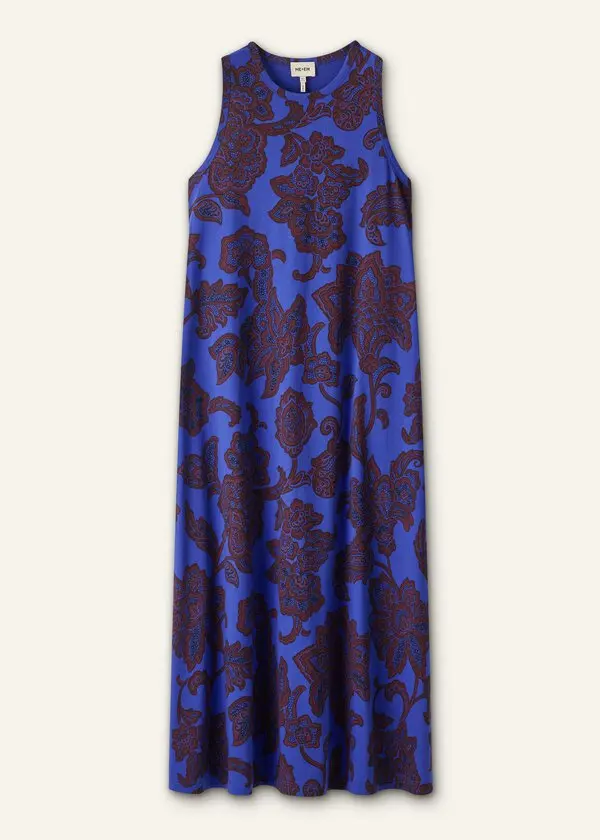ME+EM Floral Print Maxi Swing Dress
