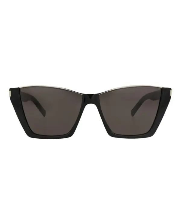 Saint Laurent Cat Eye Frame Acetate Sunglasses - Black Black Black (sl369kate/30008955/001)