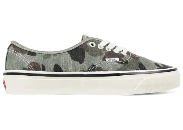 VANS Premium Authentic Sneakers - Duck Camo Green