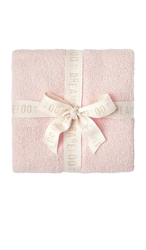 Barefoot Dreams Cozychic Cotton Seashell Texture Stroller Blanket