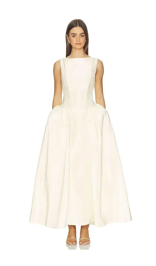 KATE BARTON Clarissa Liquid Midi Dress