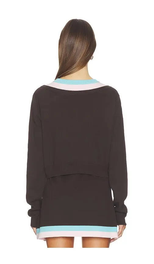 KATE BARTON Illusion Layered Cardigan