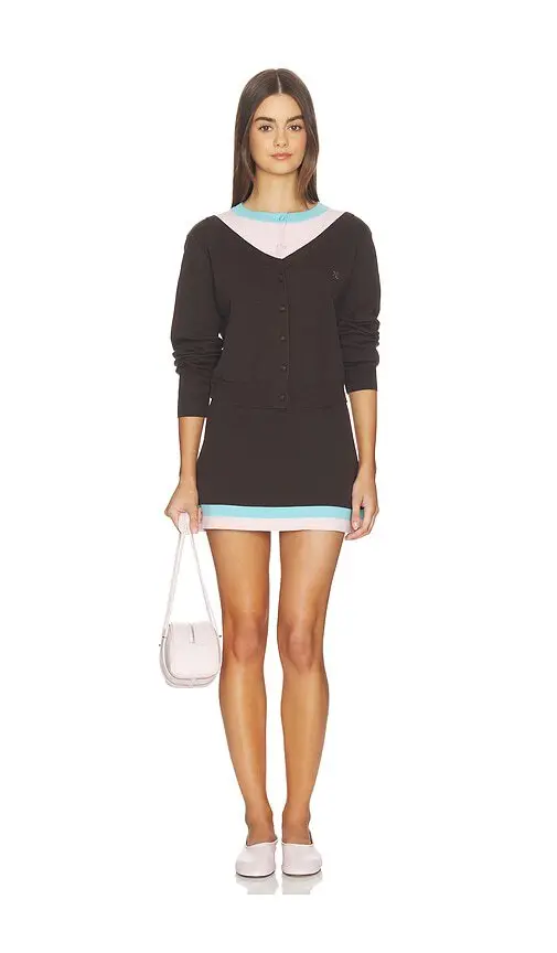 KATE BARTON Illusion Layered Cardigan