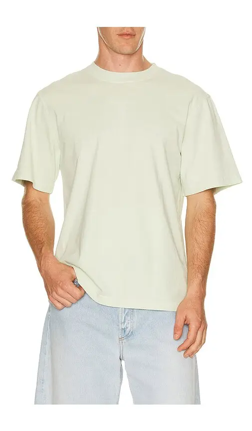 AGOLDE Asha Mock Neck Tee In . Also - Green