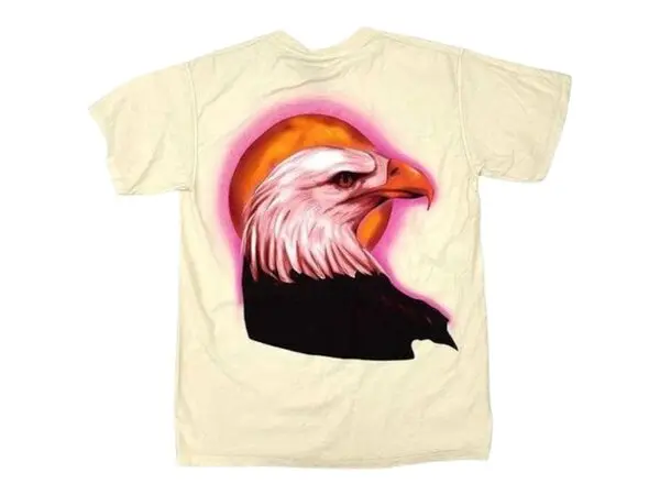 TRAVIS SCOTT Birds In The Trap Toyota Pop Up Eagle Tee Shirt - Beige