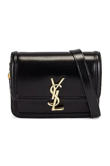 Saint Laurent Small Solferino Satchel - Nero