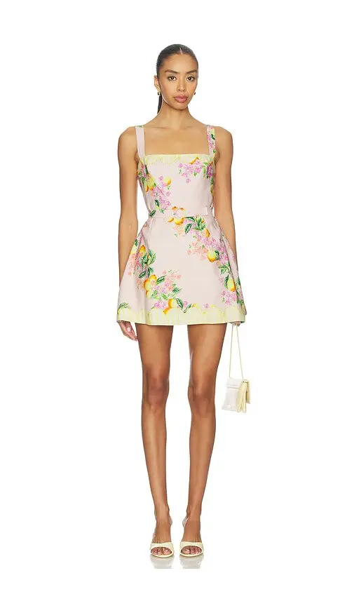 Amanda Uprichard Judie Romper - Blush