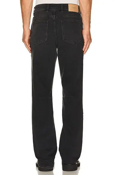 REPRESENT Bootcut Denim Jeans - Aged Black
