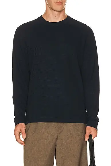 Theory Delroy Long Sleeve Tee - Baltic