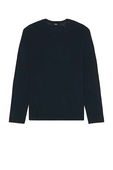 Theory Delroy Long Sleeve Tee - Baltic