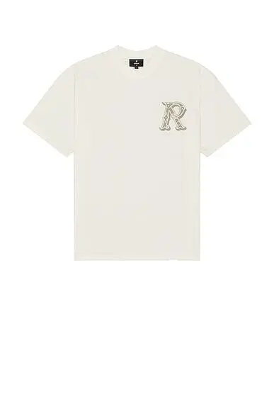 REPRESENT Western Initial Tee - Flat White