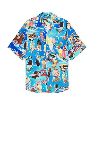 Balenciaga Short Sleeve Minimal Shirt