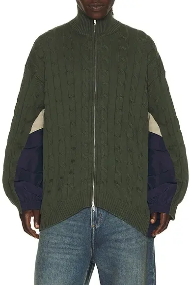Balenciaga Hybrid Knit Jacket