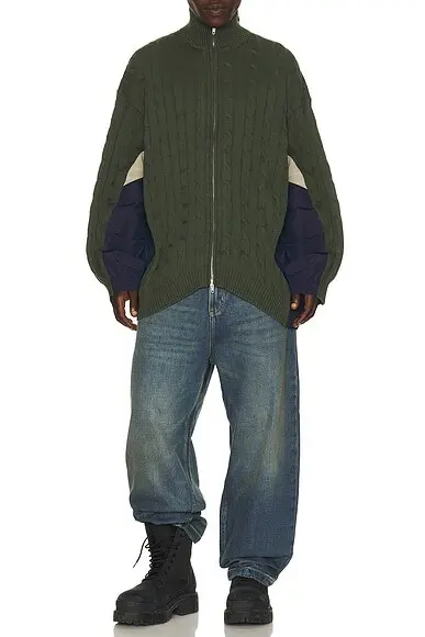 Balenciaga Hybrid Knit Jacket
