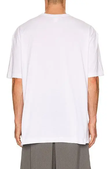 Comme Des Garçons Oversized Double Zipper Tee