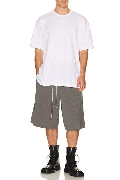 Comme Des Garçons Oversized Double Zipper Tee