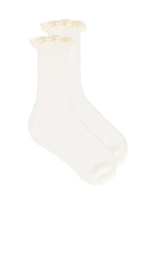 CASA CLARA West Socks - Cream