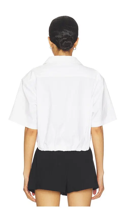 A.L.C. Lily Poplin Button-up Top