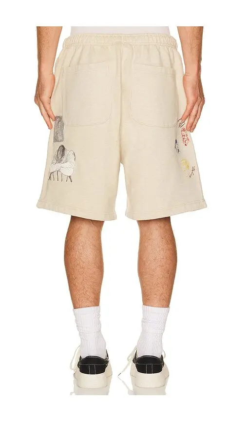 SAMUEL ZELIG Northfield Sweatshort In . Also - Beige