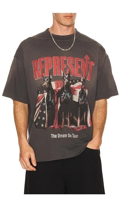 REPRESENT Dream On Tour Tee In . Also - Grey