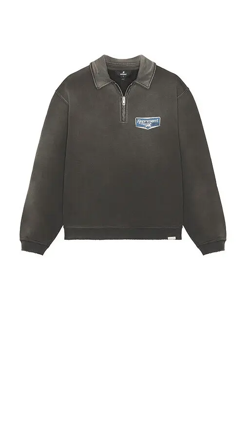 REPRESENT Nothing Faster Quarter Zip Pullover In . Also - Black
