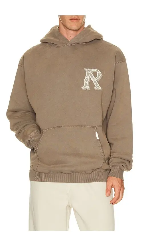 REPRESENT Western Initial Hoodie - Brown