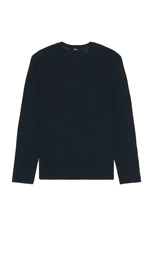 Theory Delroy Long Sleeve Tee In . Also - Navy