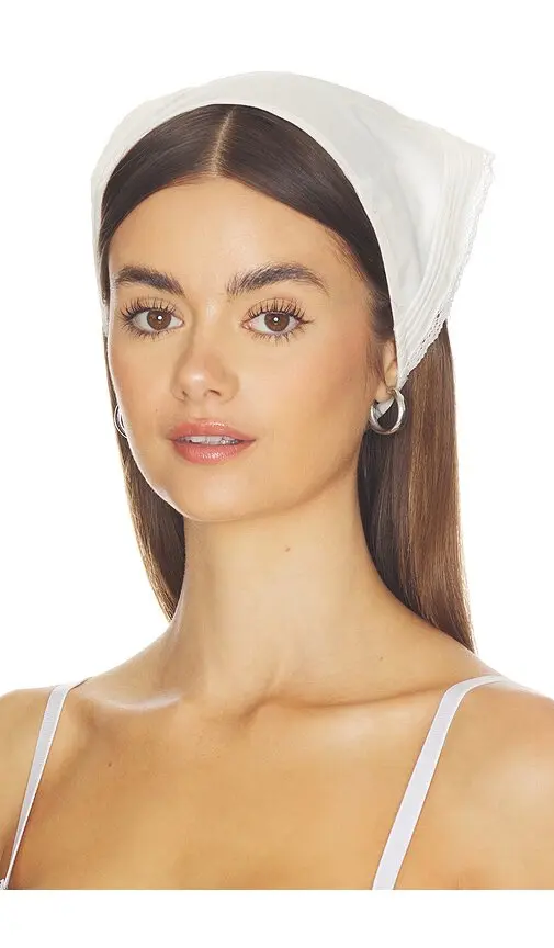 Faithfull The Brand Emilia Headscarf - White