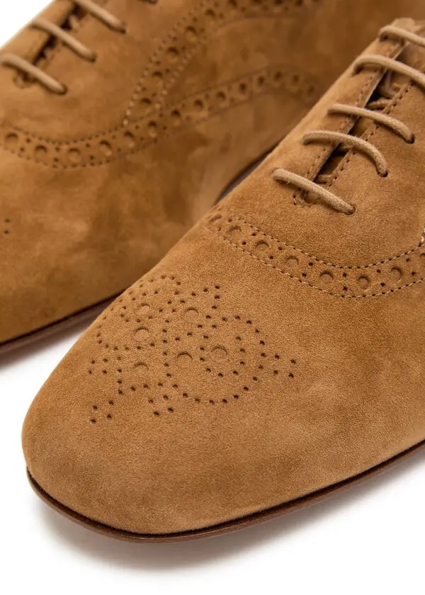 Church's Rebecca Suede Derby Shoes - Brown