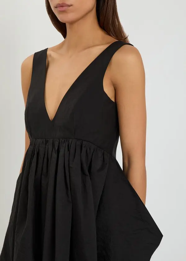 RÓHE Sculpted Cotton-blend Poplin Maxi Dress