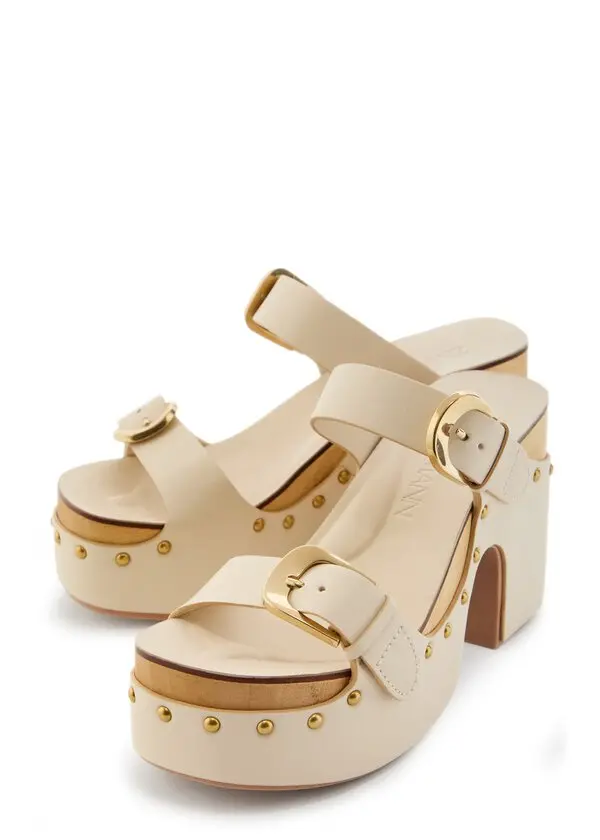 Zimmermann Alight 100 Leather Mules