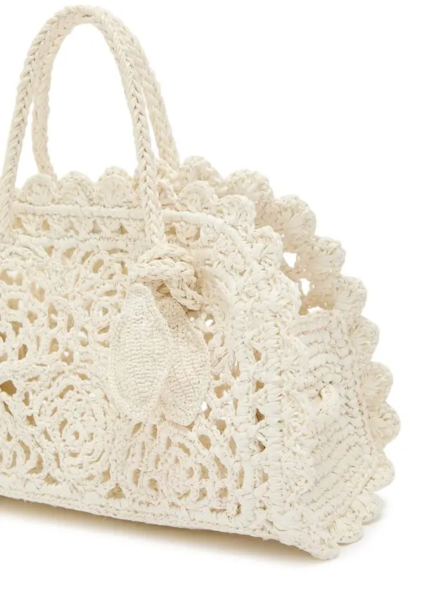 Jacquemus Le Petite Turismo Raffia Top Handle Bag
