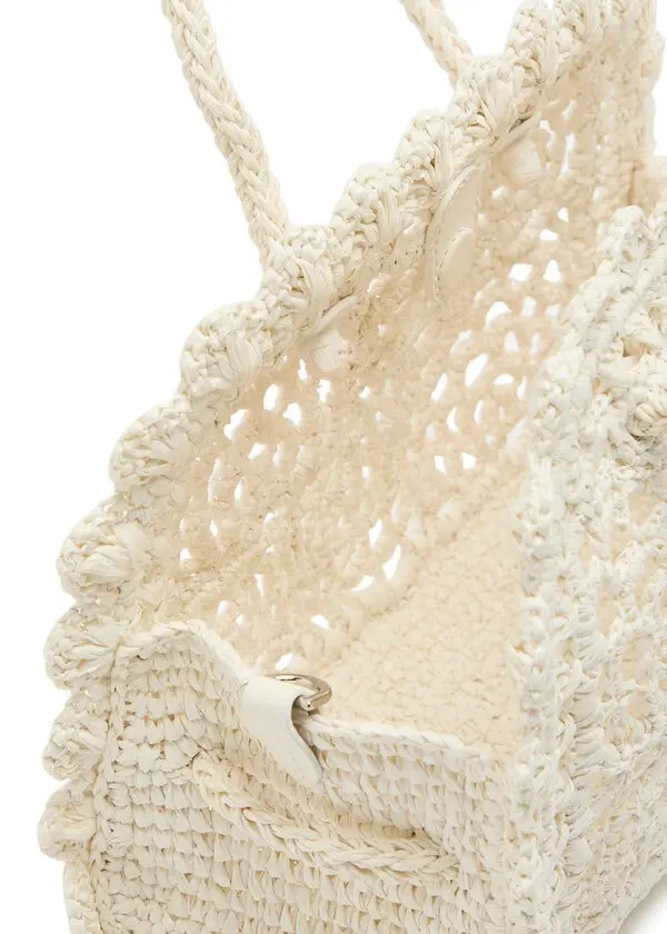 Jacquemus Le Petite Turismo Raffia Top Handle Bag