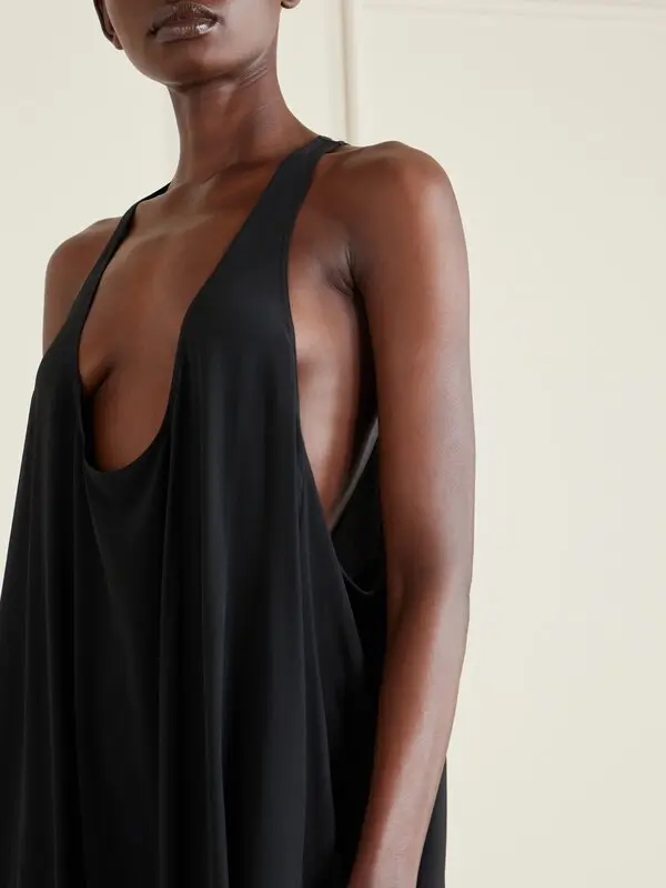 Rick Owens Tank Silk-blend Georgette Gown