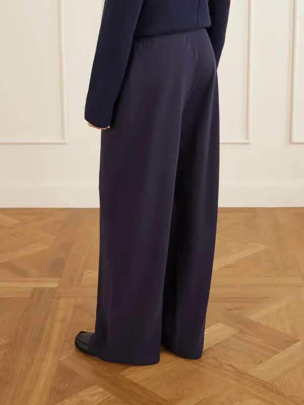 THE ROW Gala Crepe Wide-leg Pants