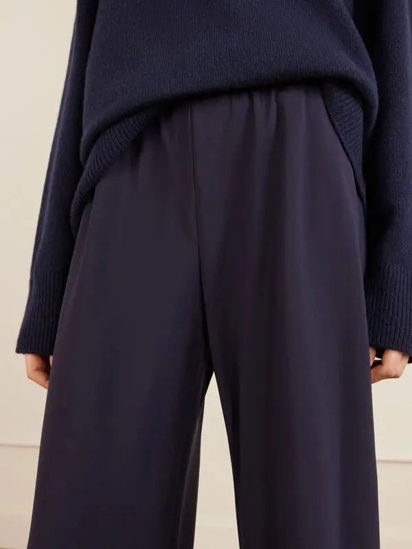 THE ROW Gala Crepe Wide-leg Pants