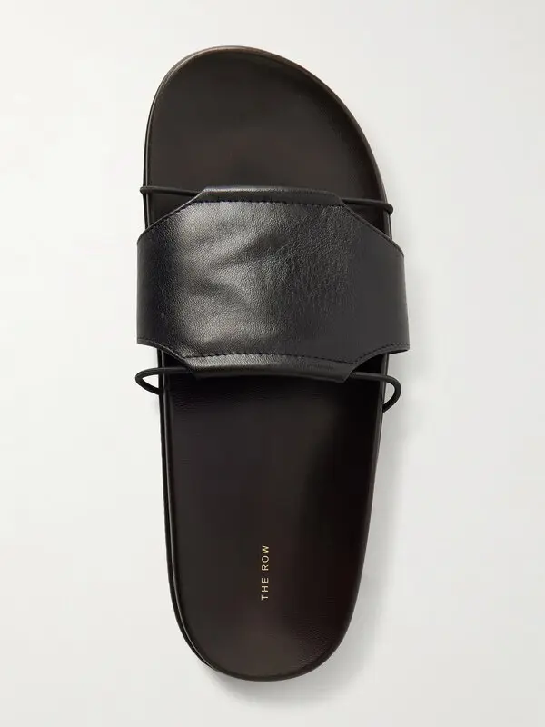 THE ROW Vivienne Leather Slides